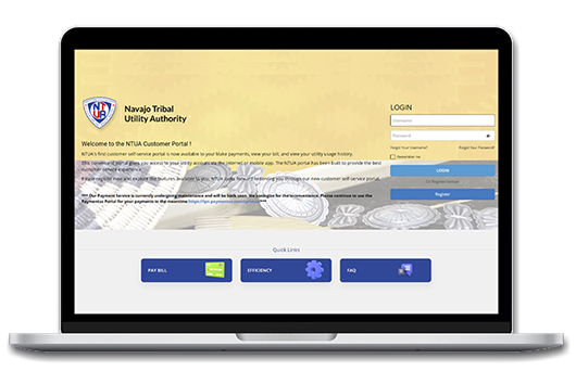 Navajo Tribal Utility Authority CustomerPortaltipsNTUA